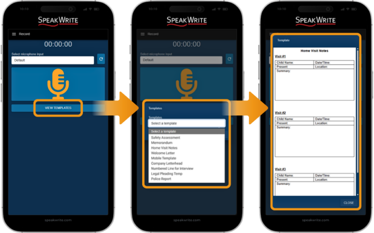 SpeakWrite App
